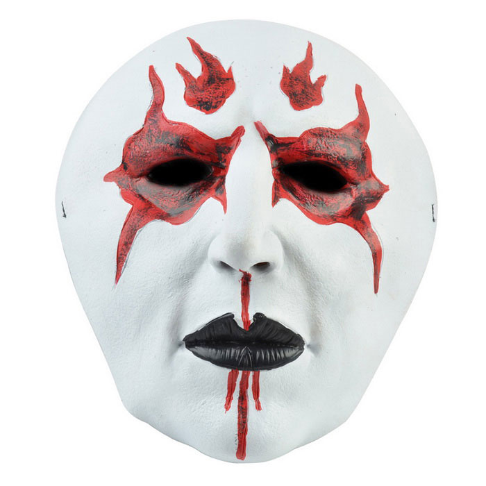 Red And White Mask